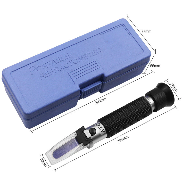 0-100‰ Salinity Refractometer For Salt In Brine Food Salinity Tester ...