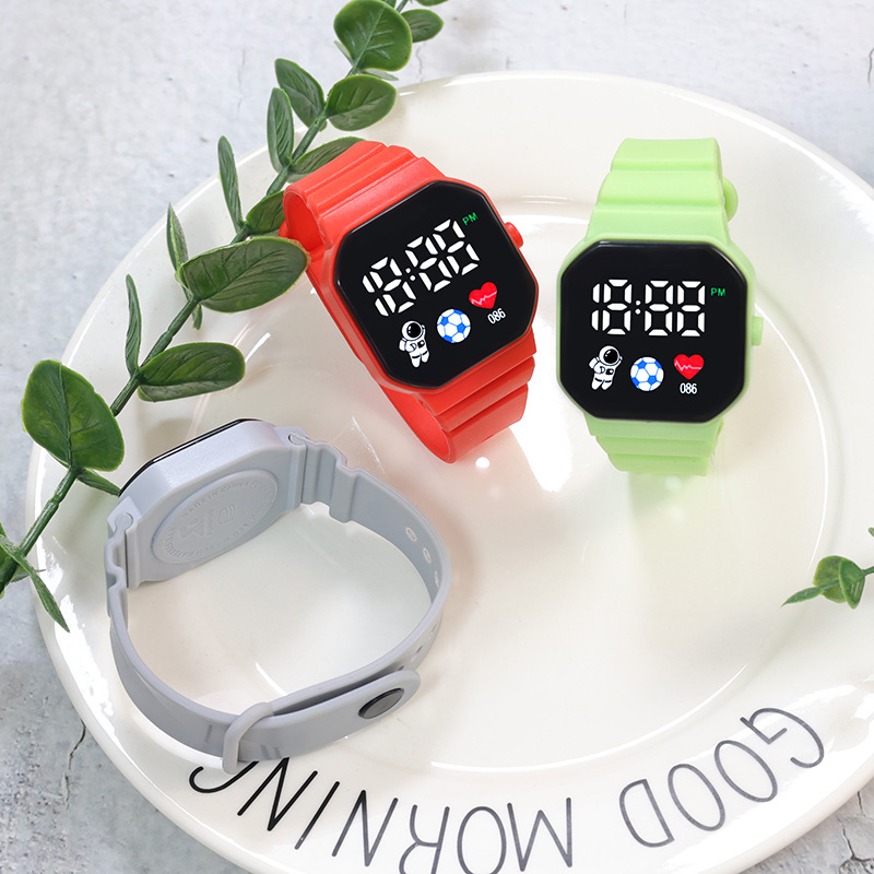Children Digital Watch Sports LED Watch Student Electronic Watch ...