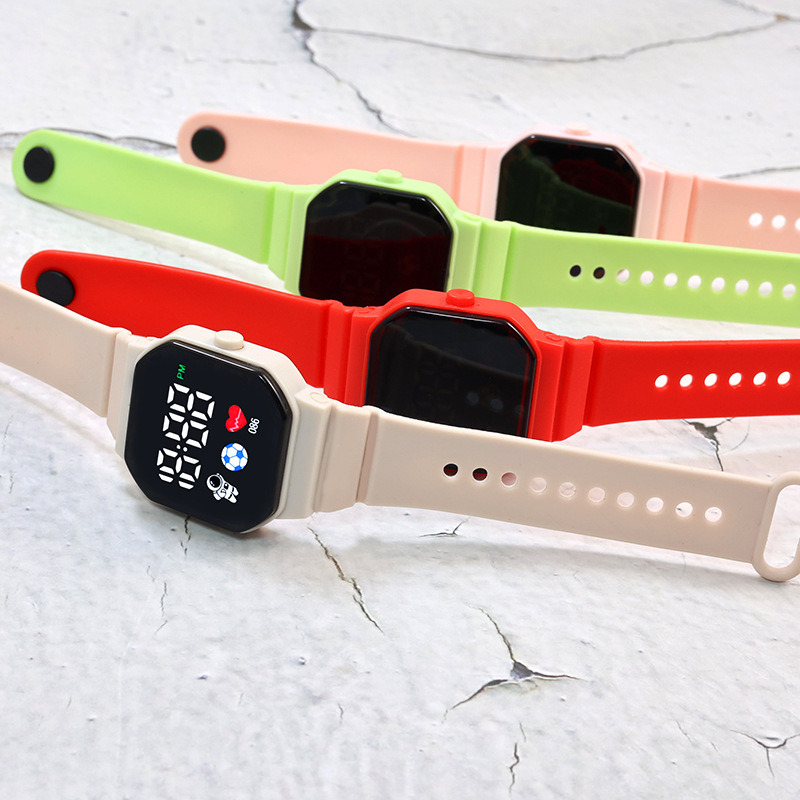 Children Digital Watch Sports LED Watch Student Electronic Watch ...