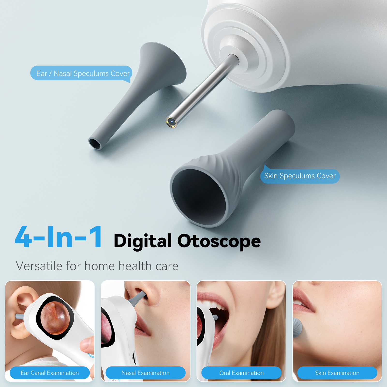 Visual Ear Camera with Screen 1080P HD Wireless Endoscope Take Picture ...