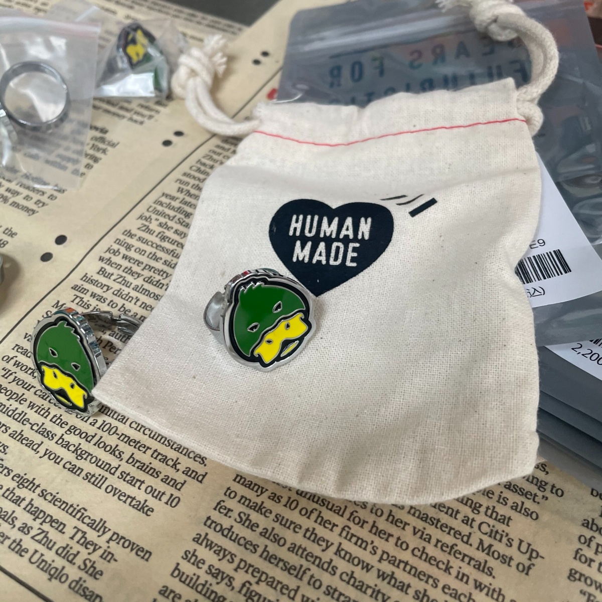 Street Wear Human Made Duck Ring nigo Same Style Couple Ring Adjustable ...