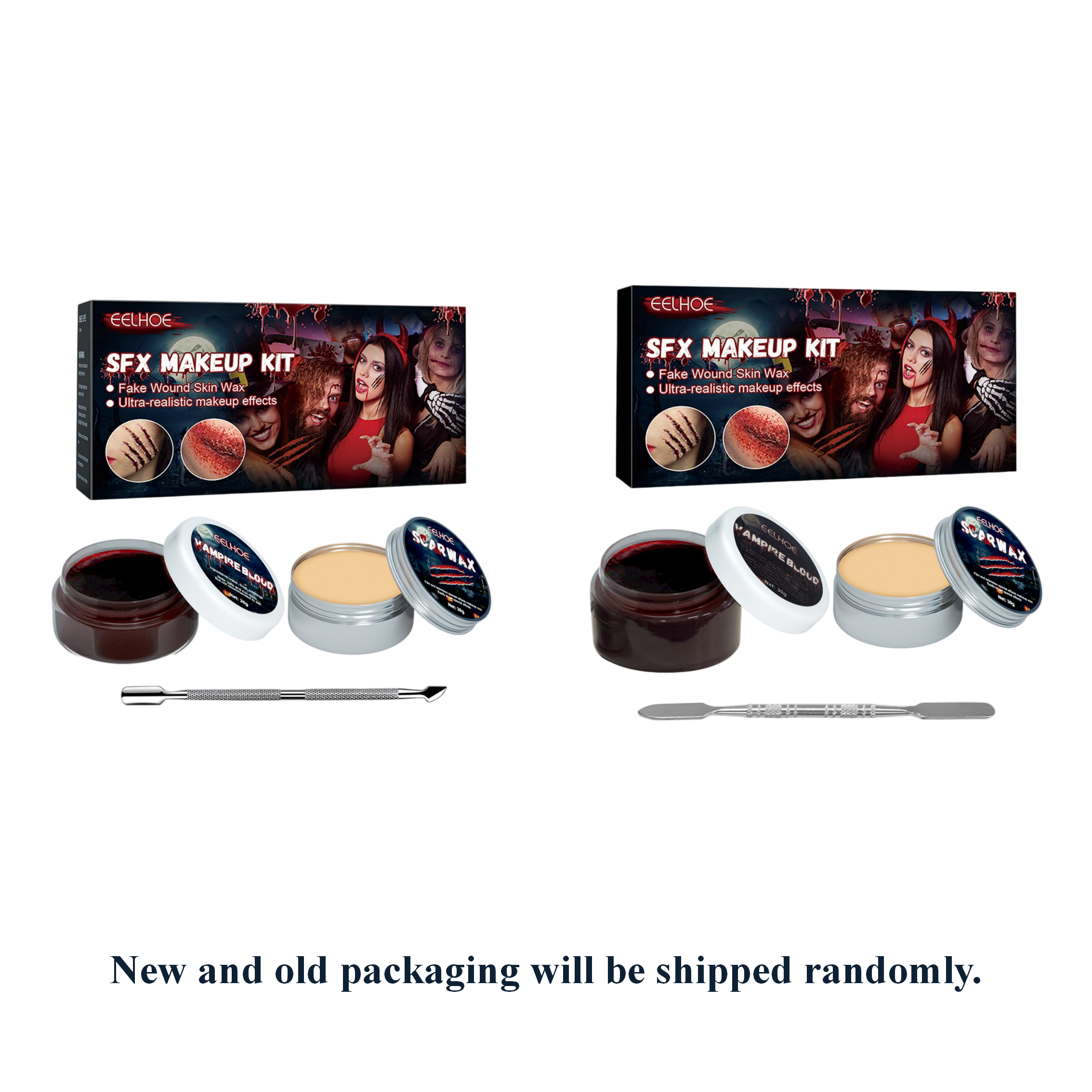 Eelhoe Halloween Sfx Makeup Kit - Ultra-realistic Fake Wound Skin Wax ...