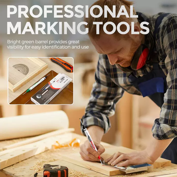 10Pcs Double Head 20mm Deep Hole Multiple colors Long Nib Marker Pens ...