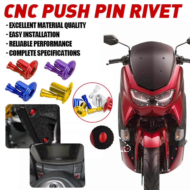 16pcs Cnc BODY CLIP BOLT Precision Lock Push Pin Rivet CNC Aluminum ...