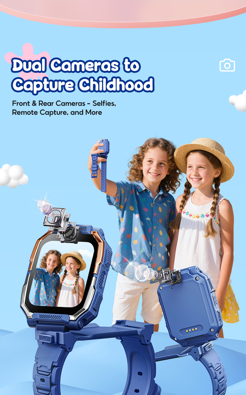 Kiumo Smartwatch With Android System For Kids With Sim Card Accurate ...