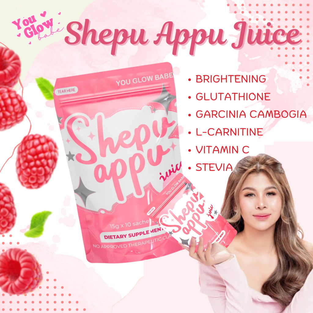 You Glow Babe - Shepu Appu Juice Whitening and Slimming Drink | Shopee ...