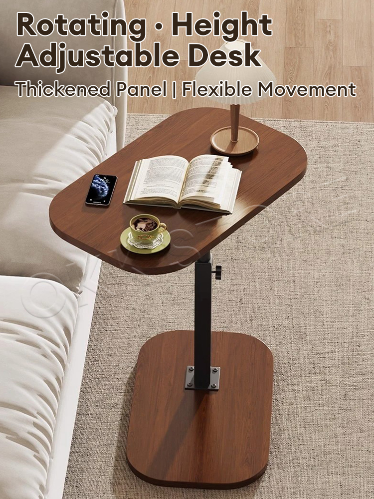 Adjustable Height Sofa Side Table Removable Mini Coffee Table Bedroom ...