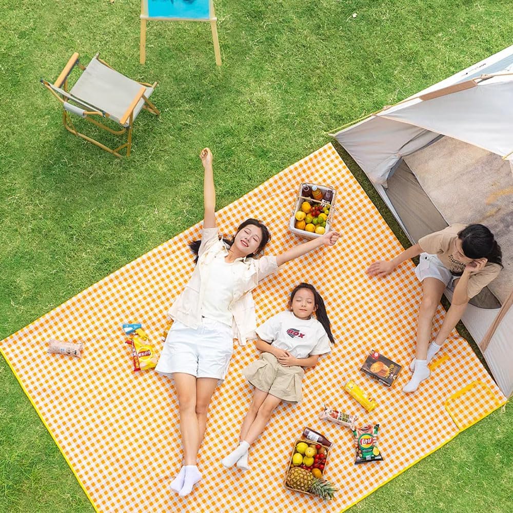 Foldable Waterproof Picnic Mat – Large Reinforced Thickened Non-woven ...