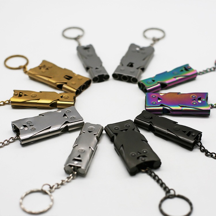 Survival whistle double-tube sonic whistle outdoor rescue whistle ...