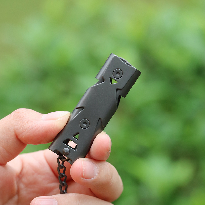 Survival whistle double-tube sonic whistle outdoor rescue whistle ...