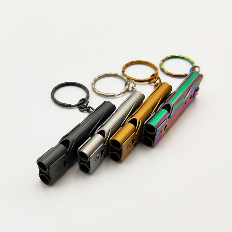 Survival whistle double-tube sonic whistle outdoor rescue whistle ...