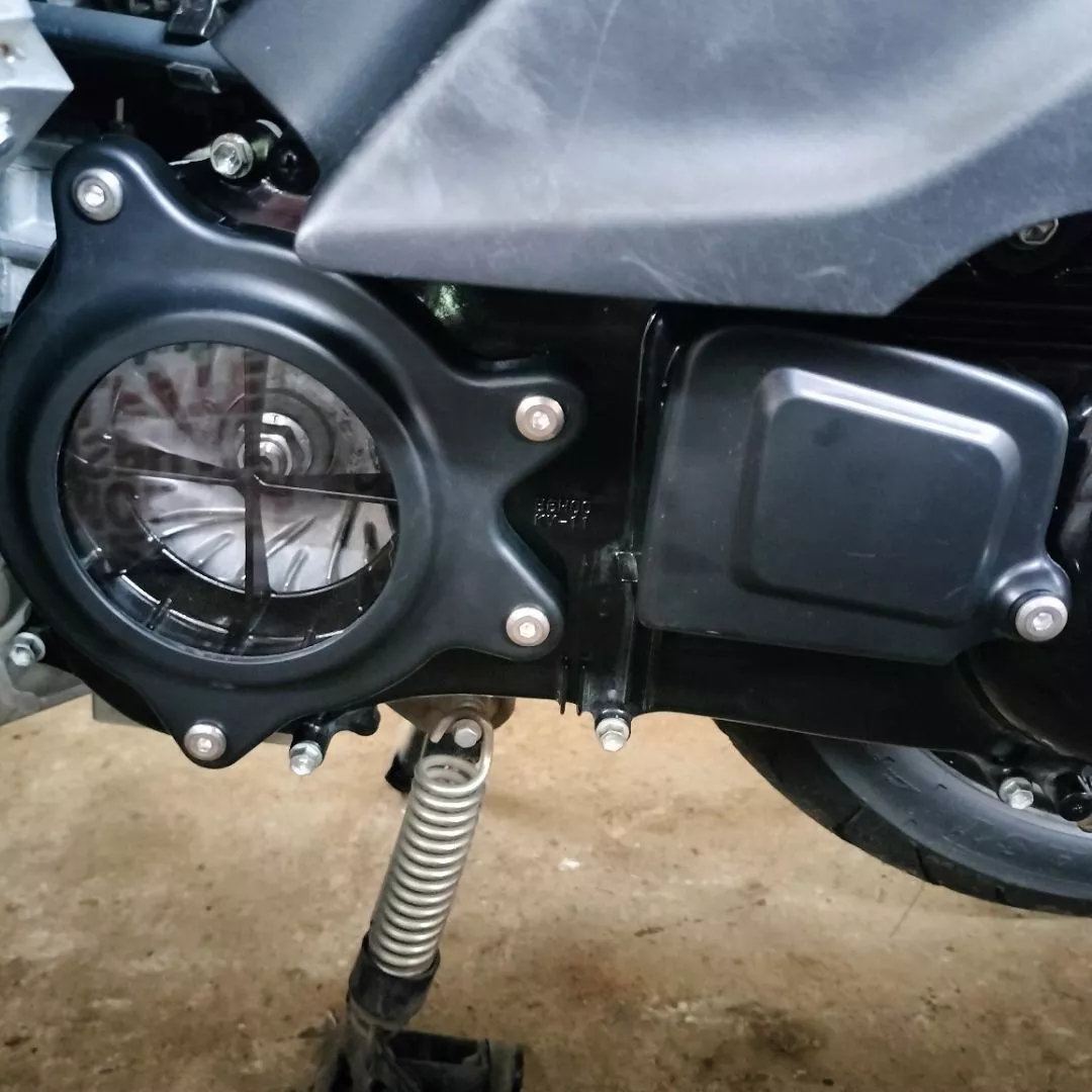 Nmax Aerox v2 Transparent Acrylic CVT Cover With Light Box And Bolts ...