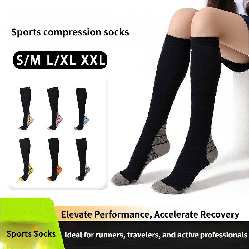 Compression Socks Running Fitness Gradual Change Sports Socks ...