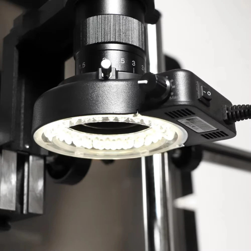 KUAIQU Microscope Illumination 56 Led Adjustable Ring Light 1-100% For ...