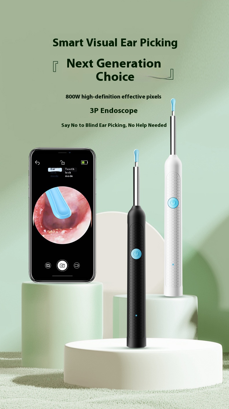 High-definition endoscopes safely remove earwax and clean children's ...