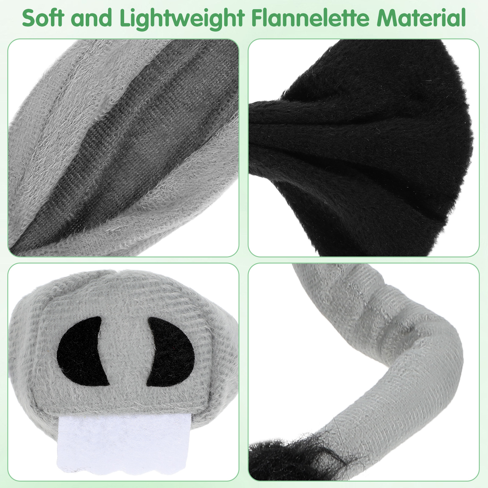 [READY STOCK] Donkey Costume Cosplay Clothes Tail Prop Animal Ears ...