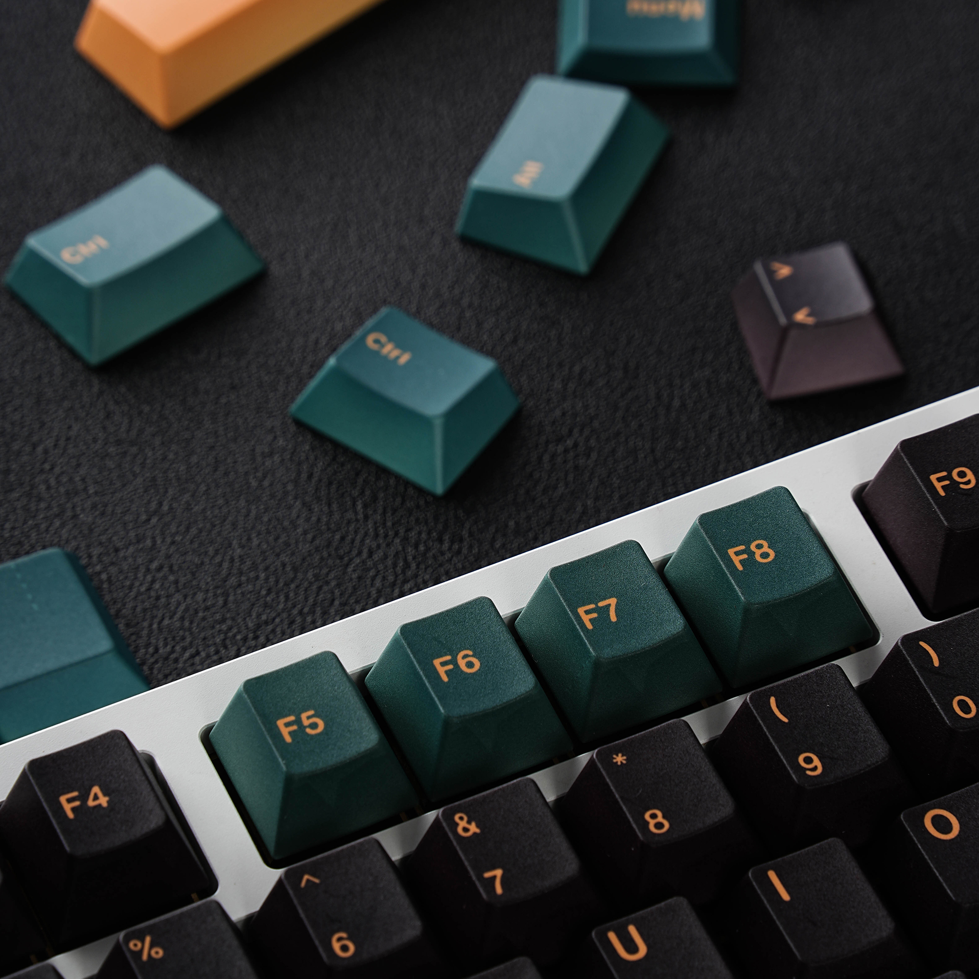 Mars Green Keycaps PBT Cherry Profile Dye-Sub Zhuyin Spanish Japanese ...