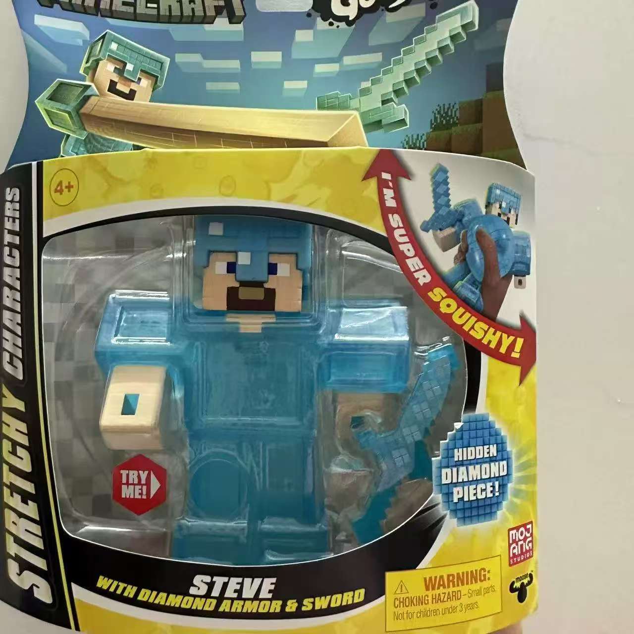 Heroes of Goo Jit Zu Minecraft Stretchy Characters, Steve with Diamond ...