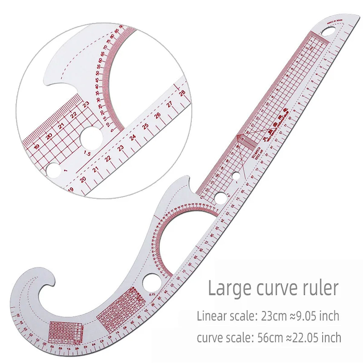 Sewing French Curve Ruler 9 Piece Measurement Tailor Clothing Drawing ...