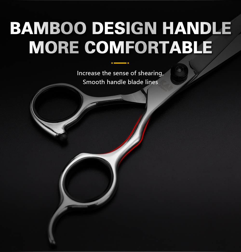 Kasho Japan 440C Barber Scissors Cutting Thinning Tooth Scissors for ...