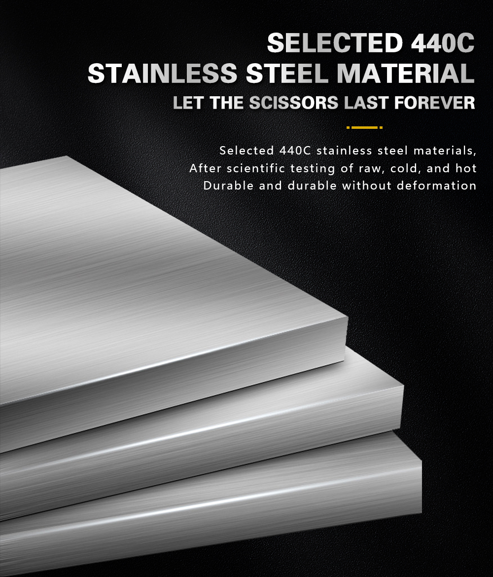 Kasho Japan 440C Barber Scissors Cutting Thinning Tooth Scissors for ...