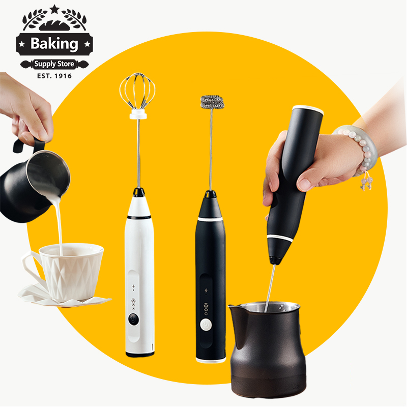 Handheld Multifunctional Baking Mixer Portable Milk Mixer Electric ...