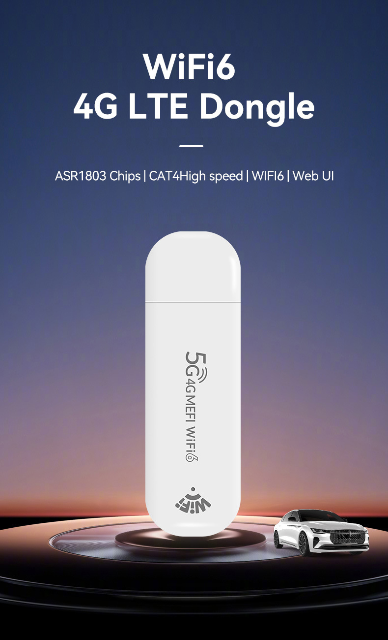 4G LTE Wireless USB Dongle Turbo WiFi6 150Mbps Modem Stick Laptop PC ...