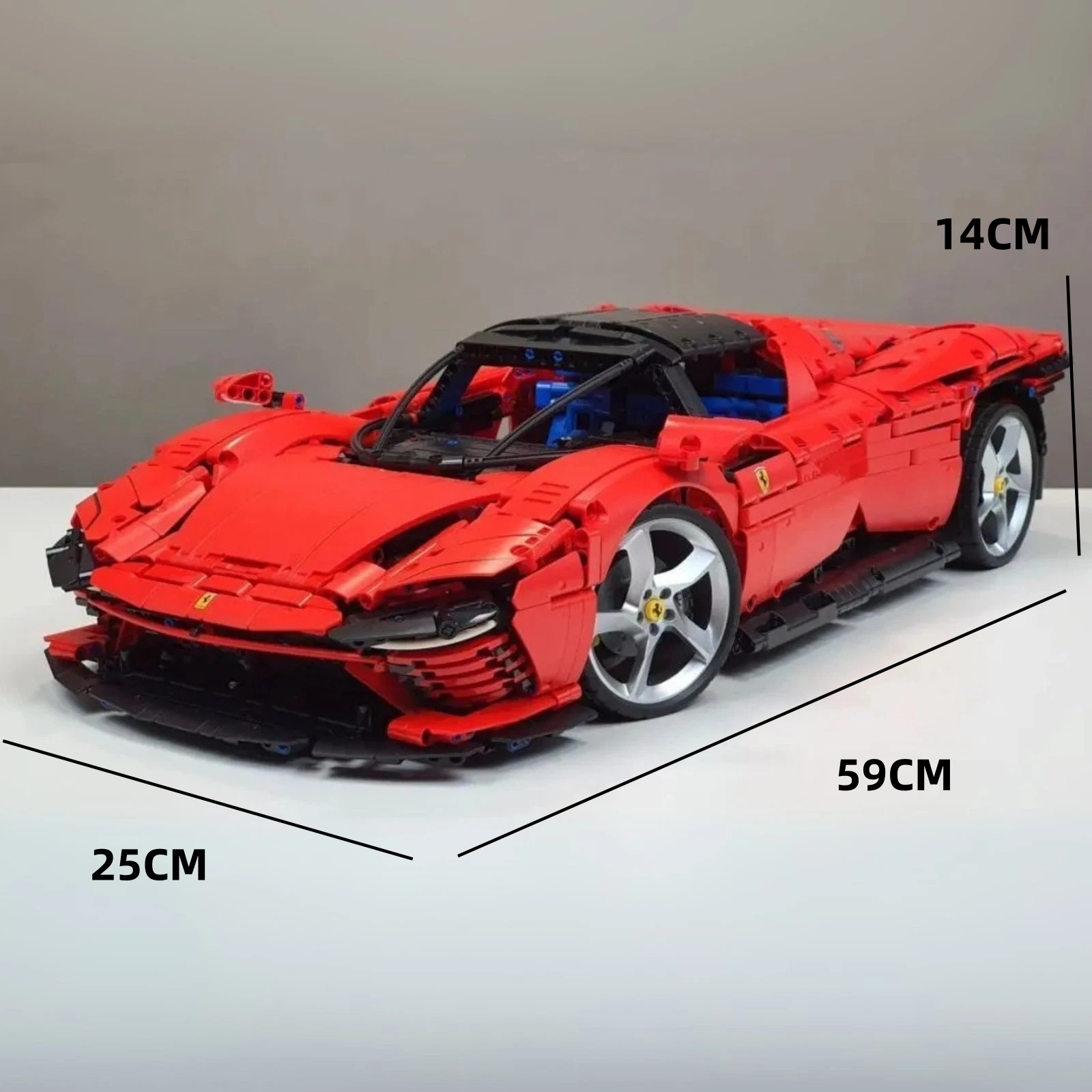 Building blocks Ferrari Daytona SP3 Car Model Large size toy for boys ...