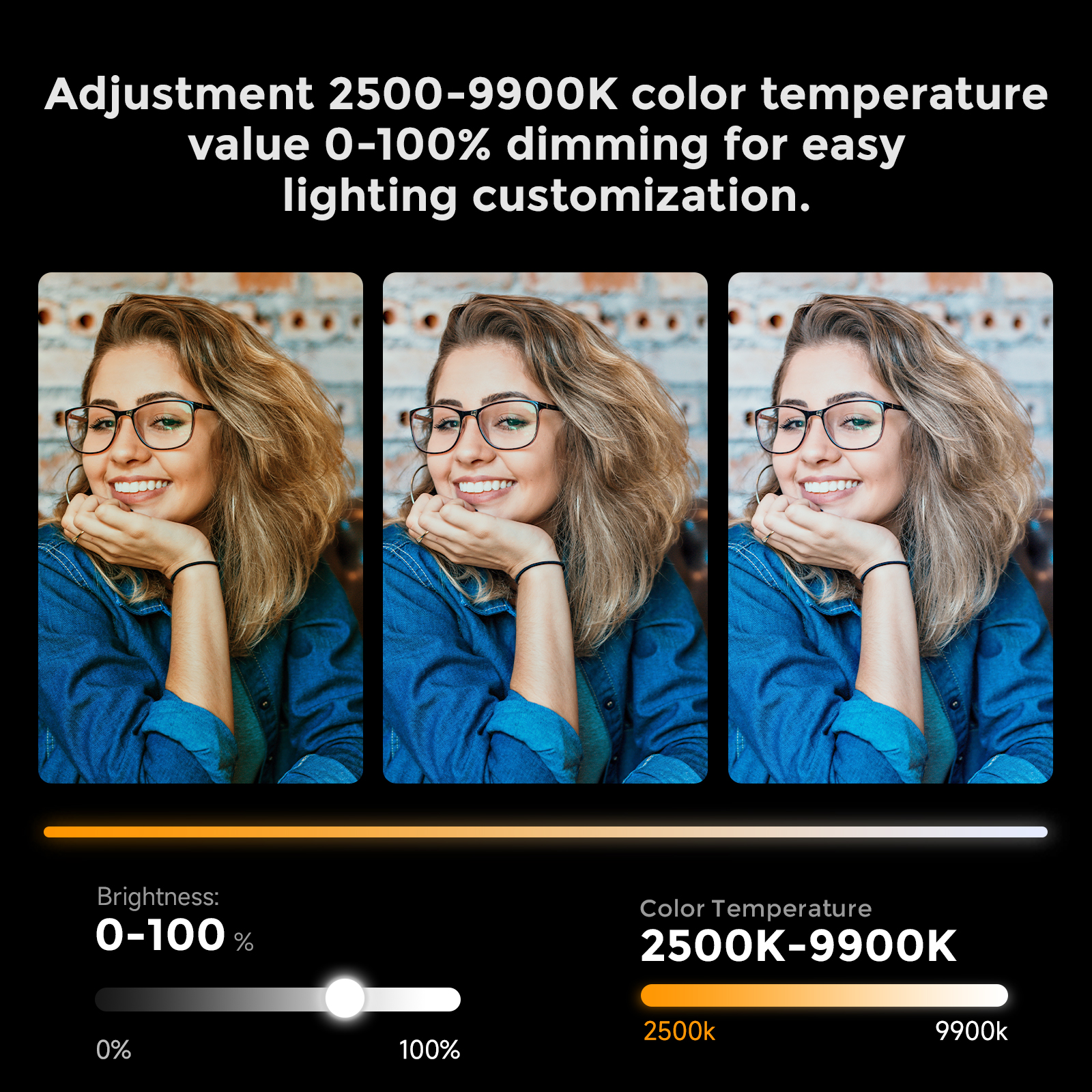 PHOTOLEX B320-S RGB Light Stick, 10W 5200mAh, APP Control, 360° Full ...