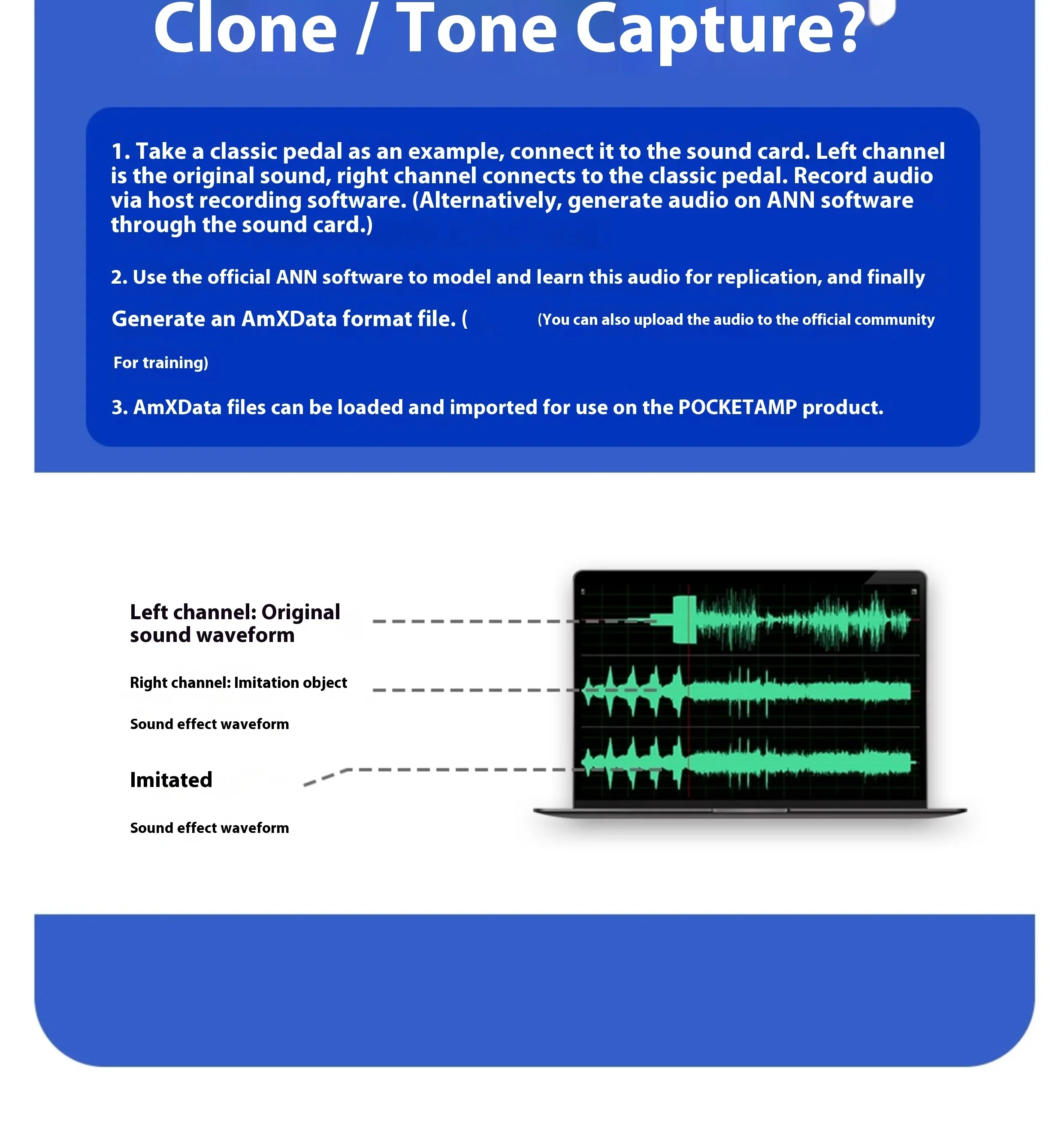 M-VAVE Pocket AMP Mini Guitar Bass Amp 1.54" LCD Color Screen 1450mAh ...