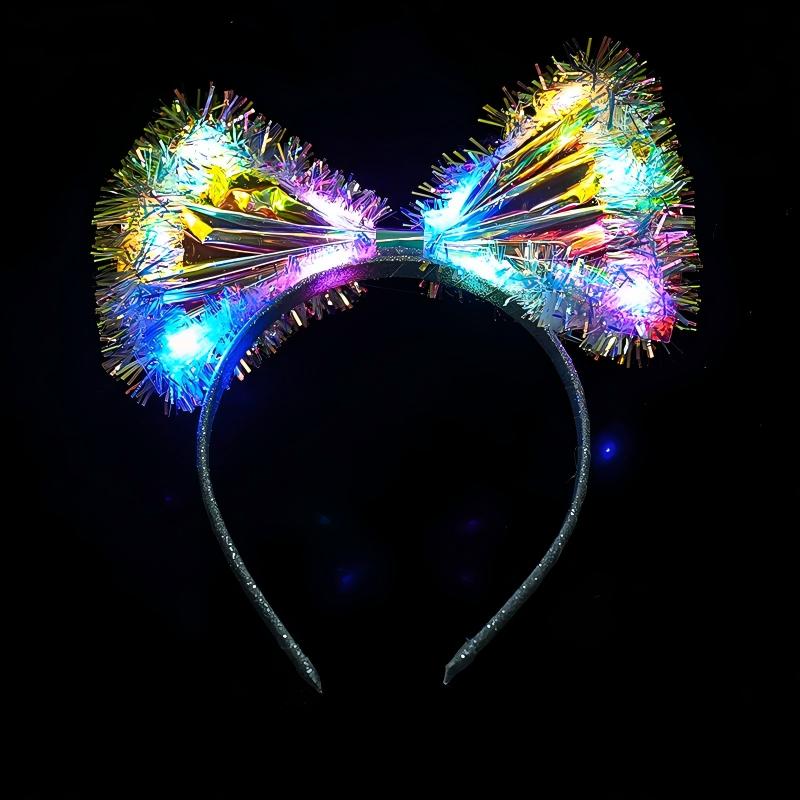 Crown Led Light Up Headband With Holographic Film, Suitable For ...