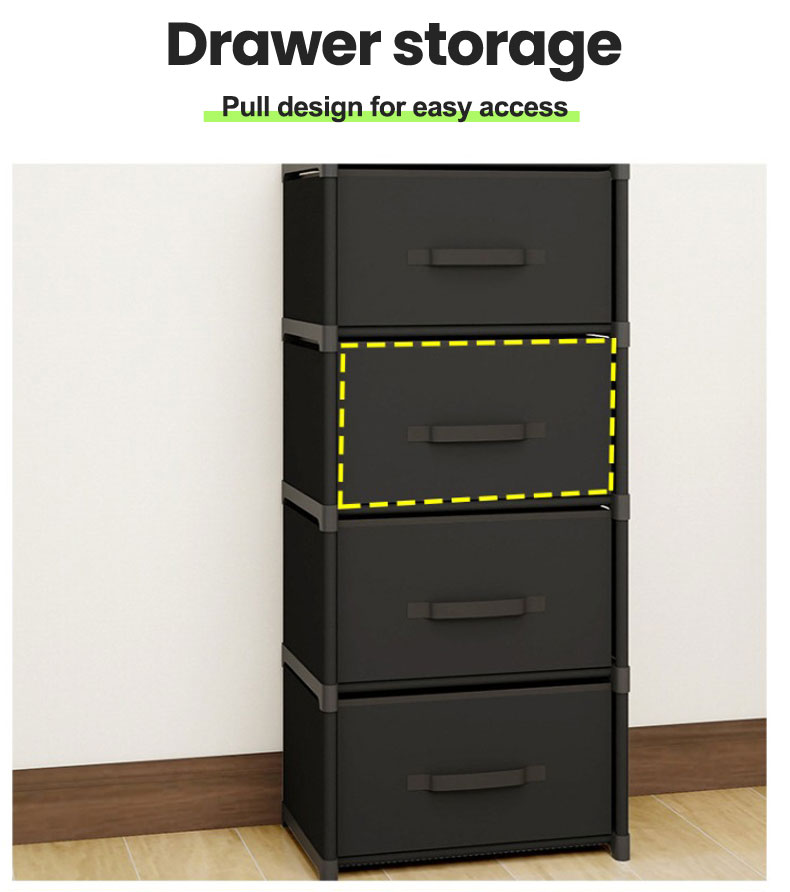 4/6/8/9 Storage Cabinets Bedroom Space Saving High Quality Storage ...