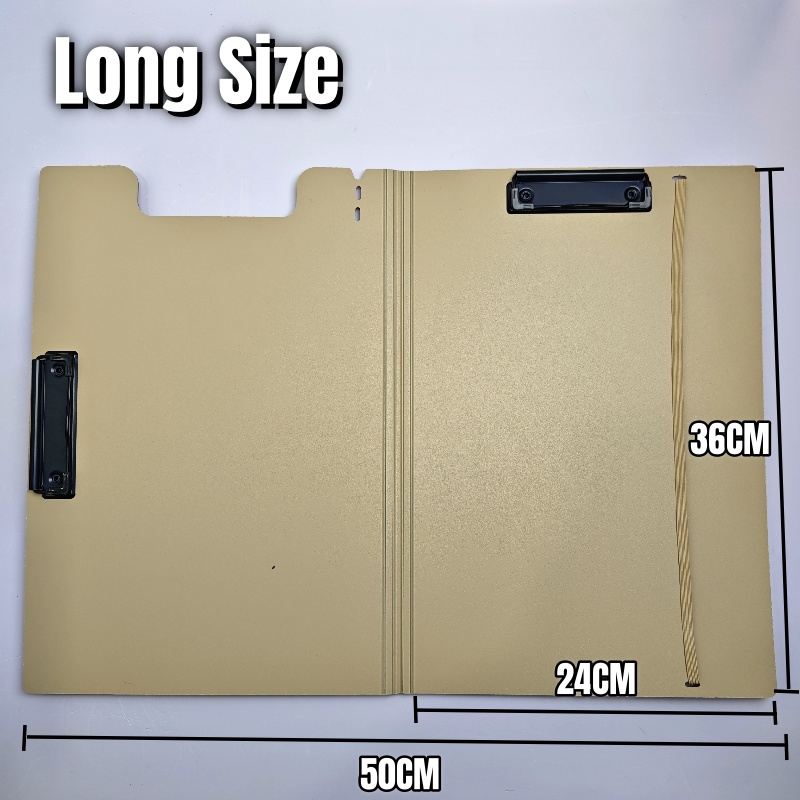 Long Clipboard with Cover File Folder with Strap Paper Organizers ...