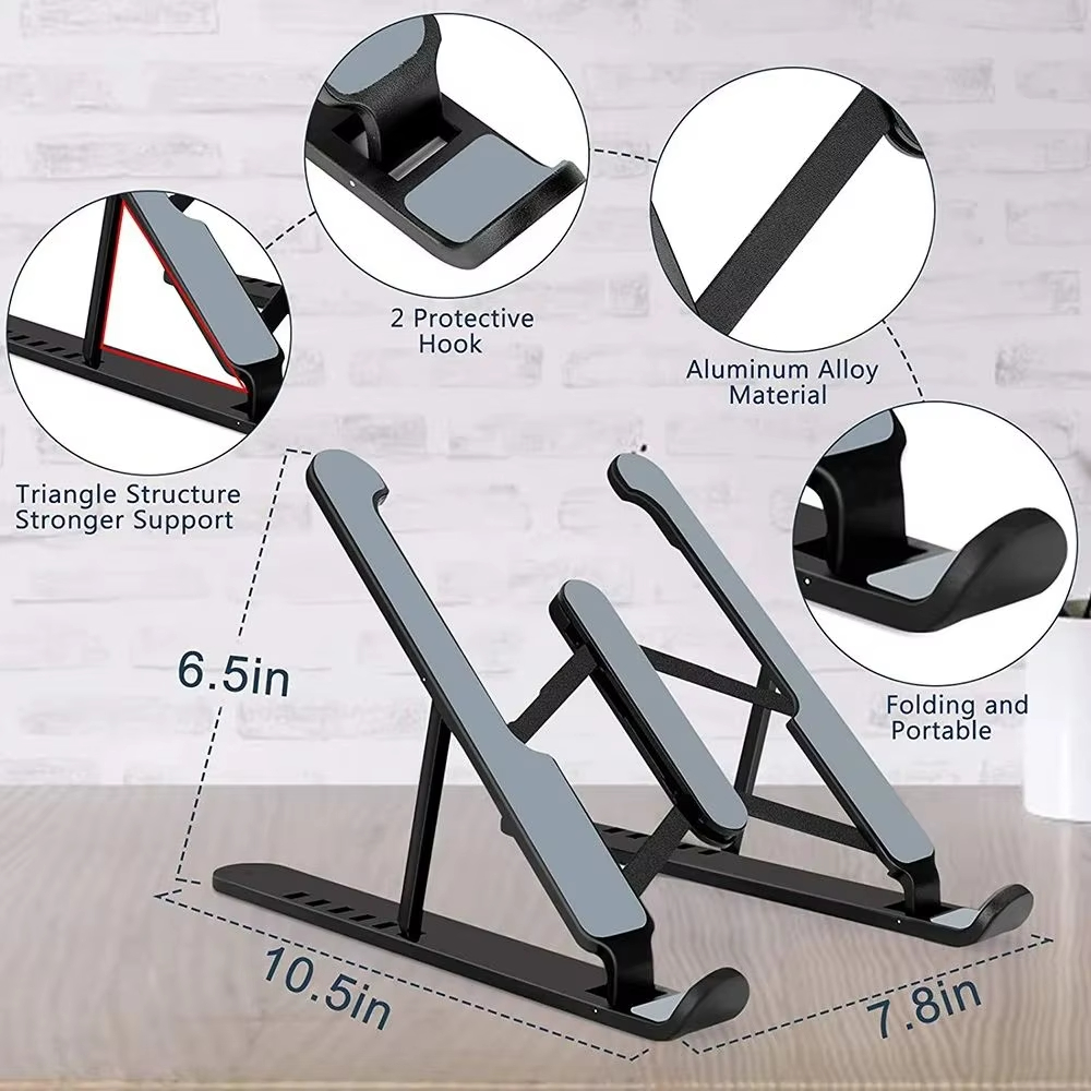 Foldable Laptop Stand with Multiple Height Adjustments for Ergonomic ...
