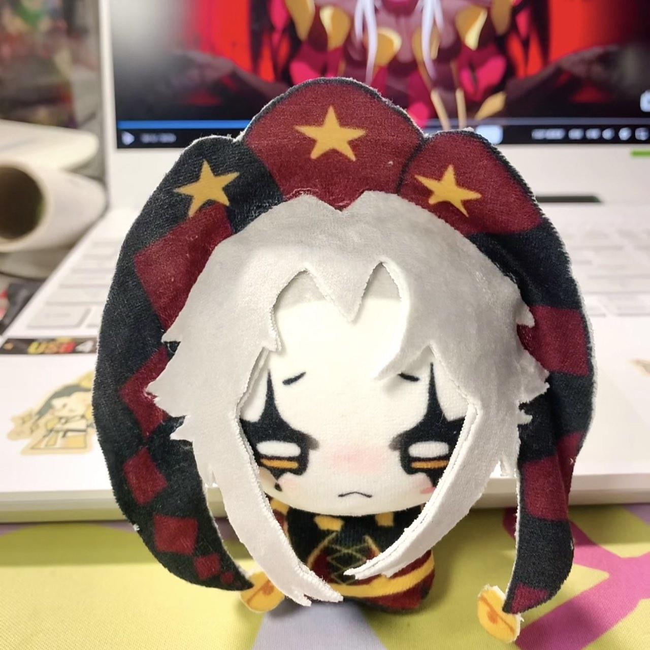10cm Pierrot Harlequin Jester The Freak Circus Freaks Plush Doll Cute ...
