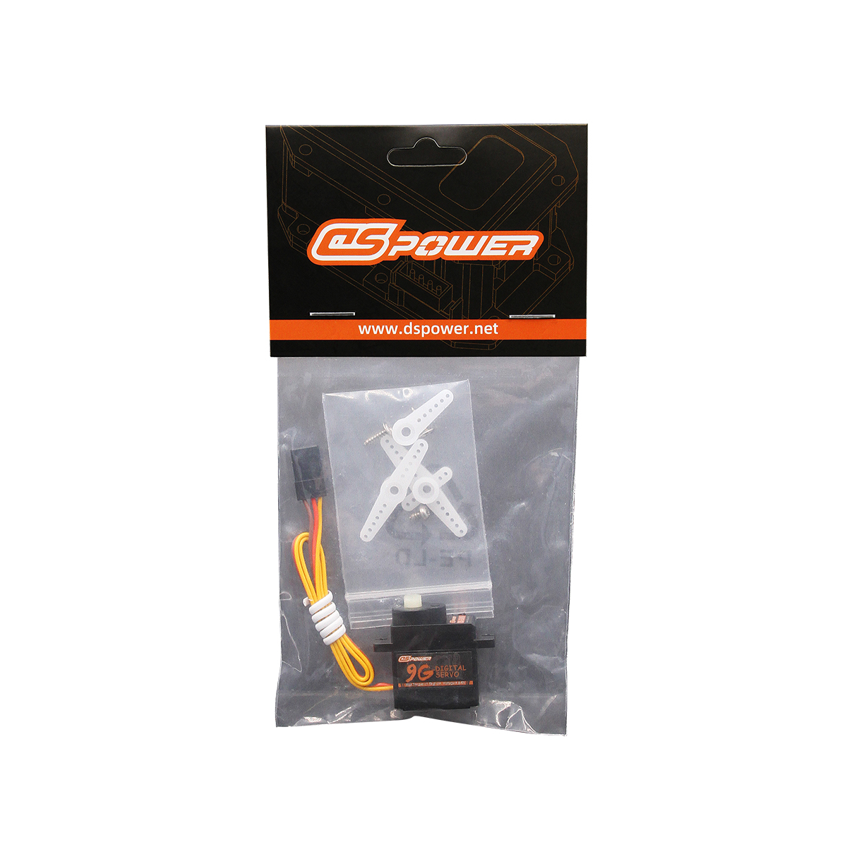 DSPOWER 15PCS 9G Waterproof 1.5KG Digital Micro Servo For RC Plane FPV ...