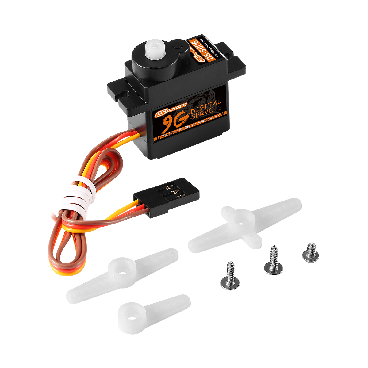DSPOWER 15PCS 9G Waterproof 1.5KG Digital Micro Servo For RC Plane FPV ...