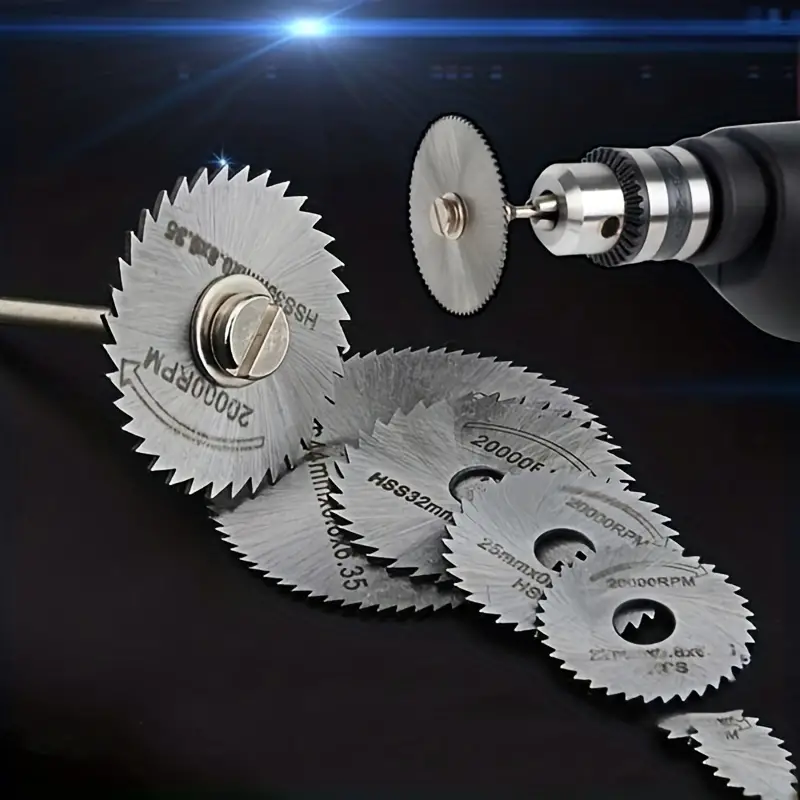 31Pcs Mini Cutting Disc Saw Blade Woodworking Aluminum Metal Rotary ...