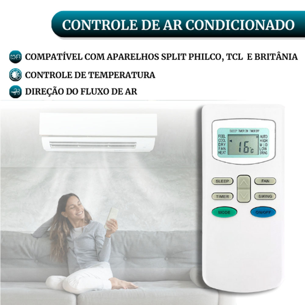 ALANK Remote control split air conditioners Tcl Philco and Hyundai ...