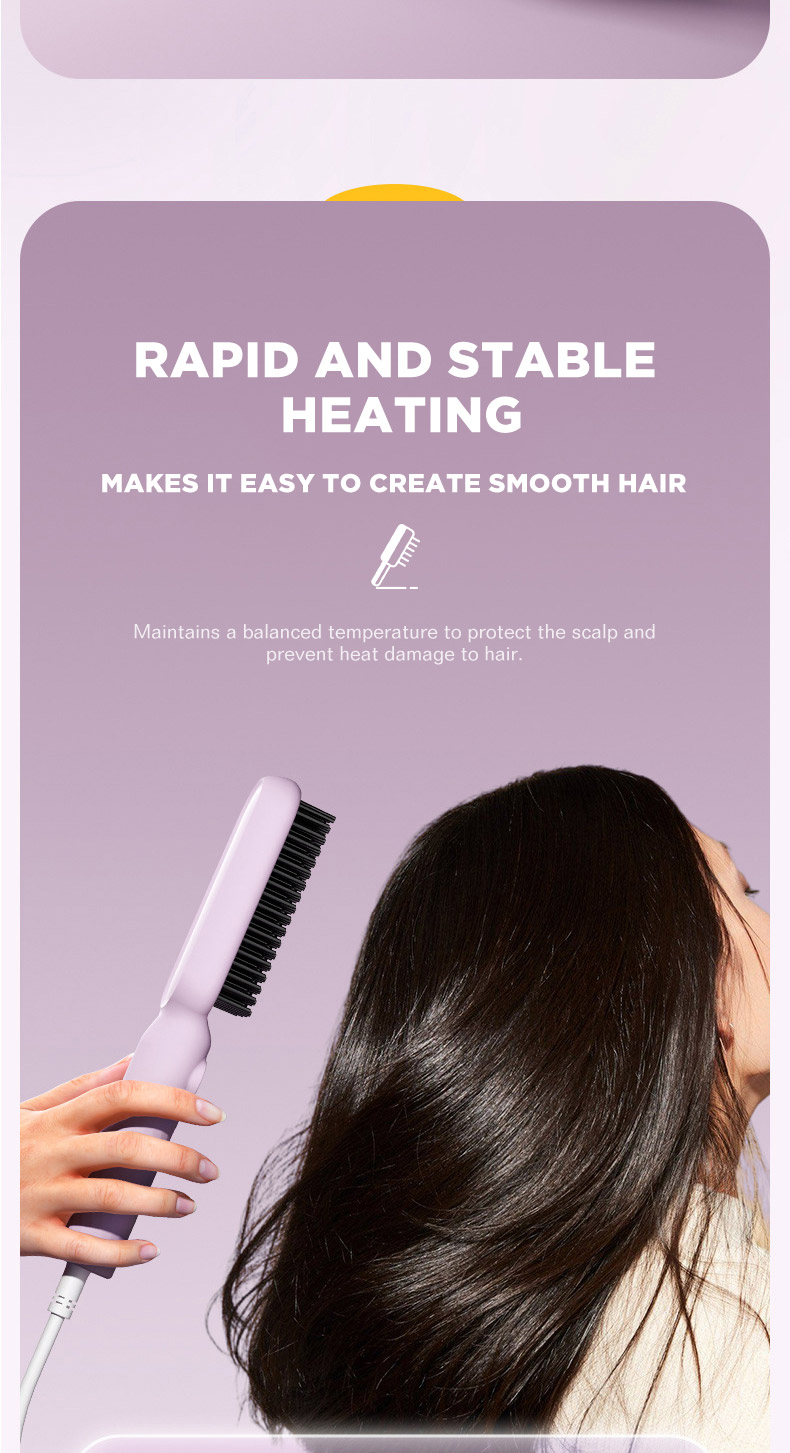 Dreepor Hair Straightener Comb Hair Brush Hair Straightener Comb ...