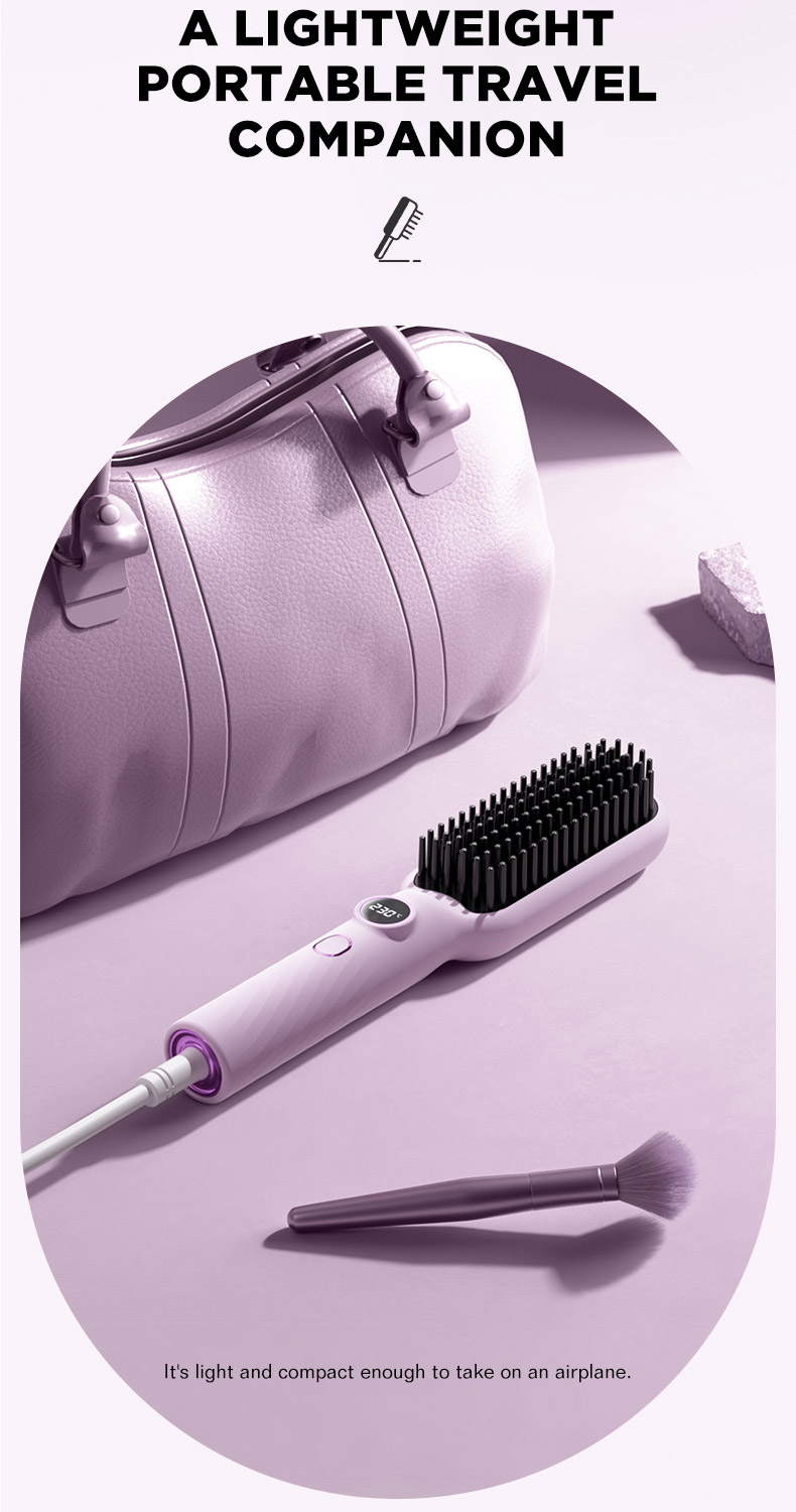 Dreepor Hair Straightener Comb Hair Brush Hair Straightener Comb ...