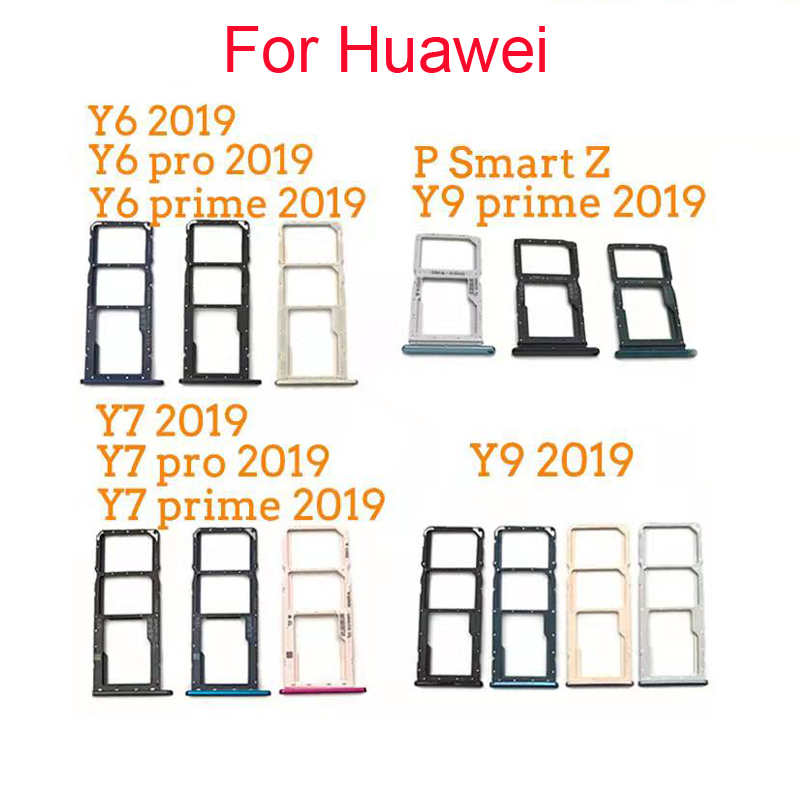 SIM Card Tray Holder For Huawei Y6 Y7 Y9 Pro Prime 2019 | Shopee ...