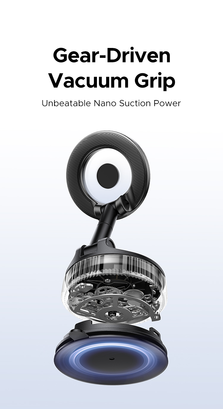 UGREEN Vacuum Magnetic Phone Holder Portable 360° Rotatable Car Mount for iPhone12-17 series ...