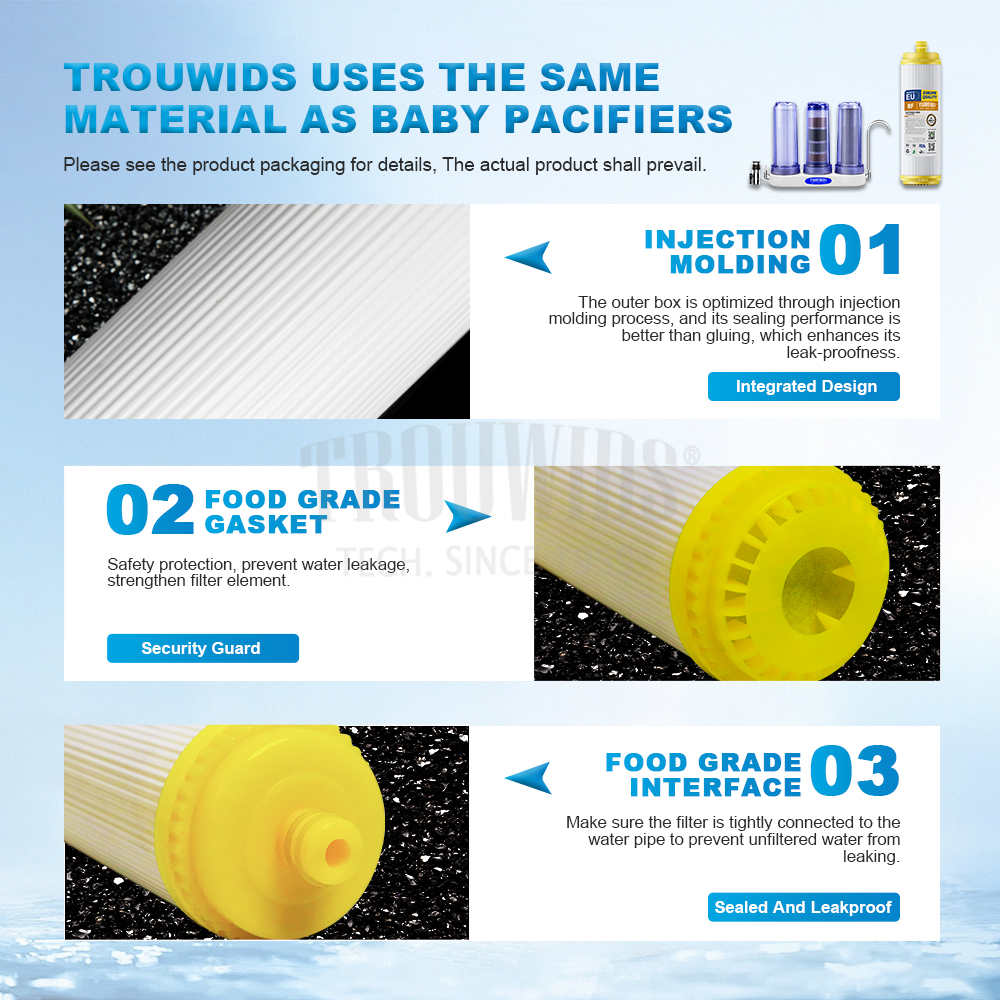 TROUWIDS Filter For Water Purifier Sediment Filter Element 10 Inches ...