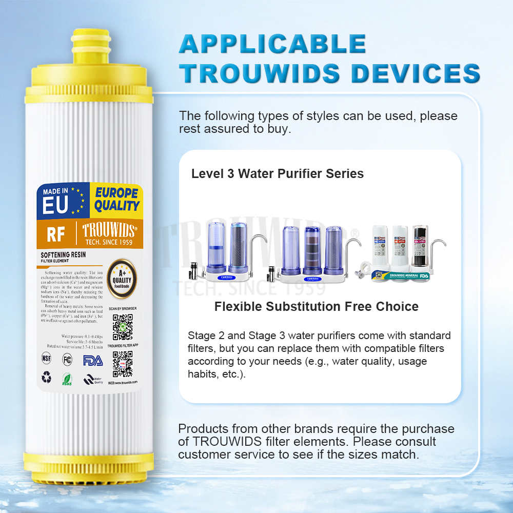 TROUWIDS Filter For Water Purifier Sediment Filter Element 10 Inches ...