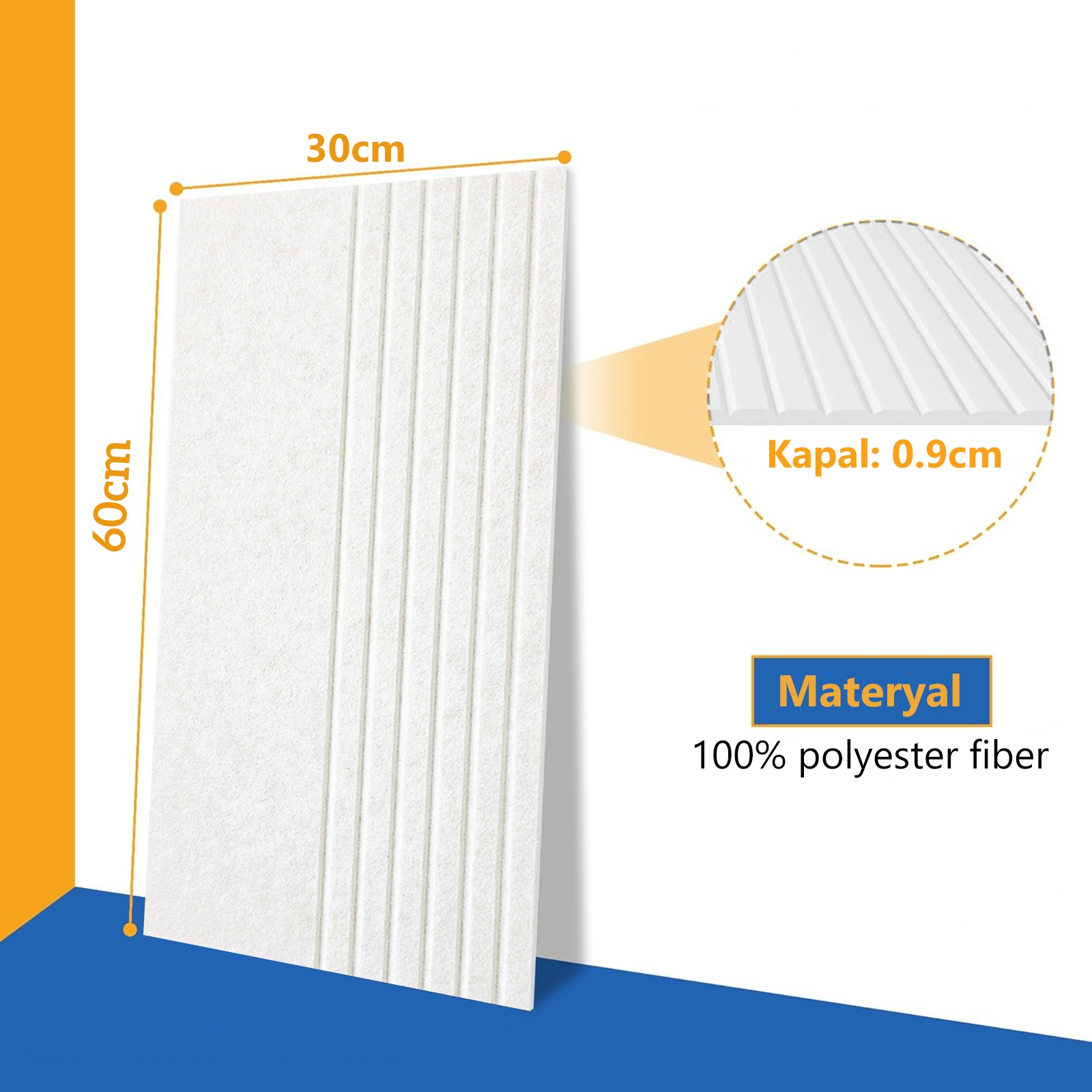 Polyester Sound Acoustic Panels Soundproof Board Room Indoor Bedroom ...