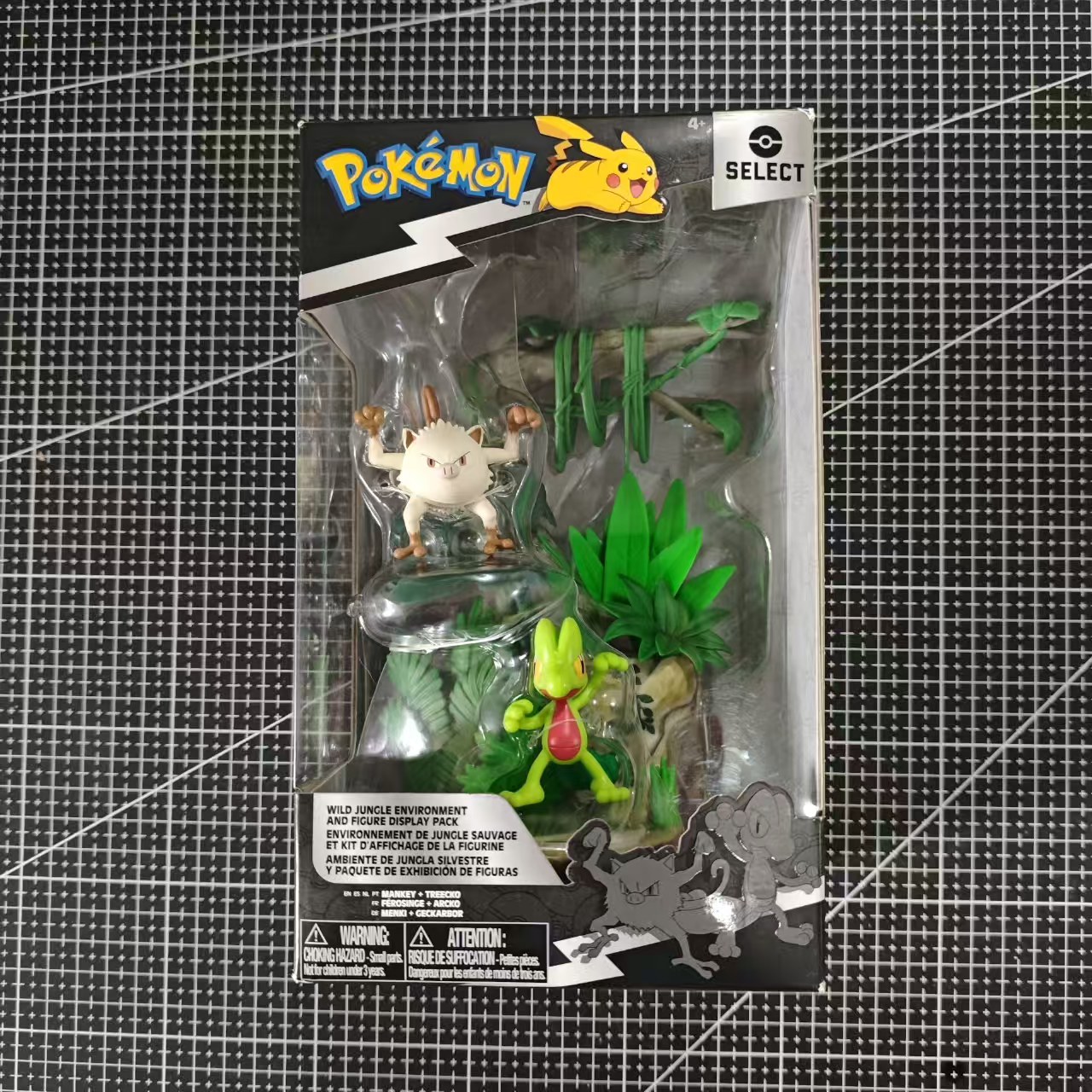 Pokemon Select Series 2 Mankey & Treecko Wild Jungle Enviroment ...