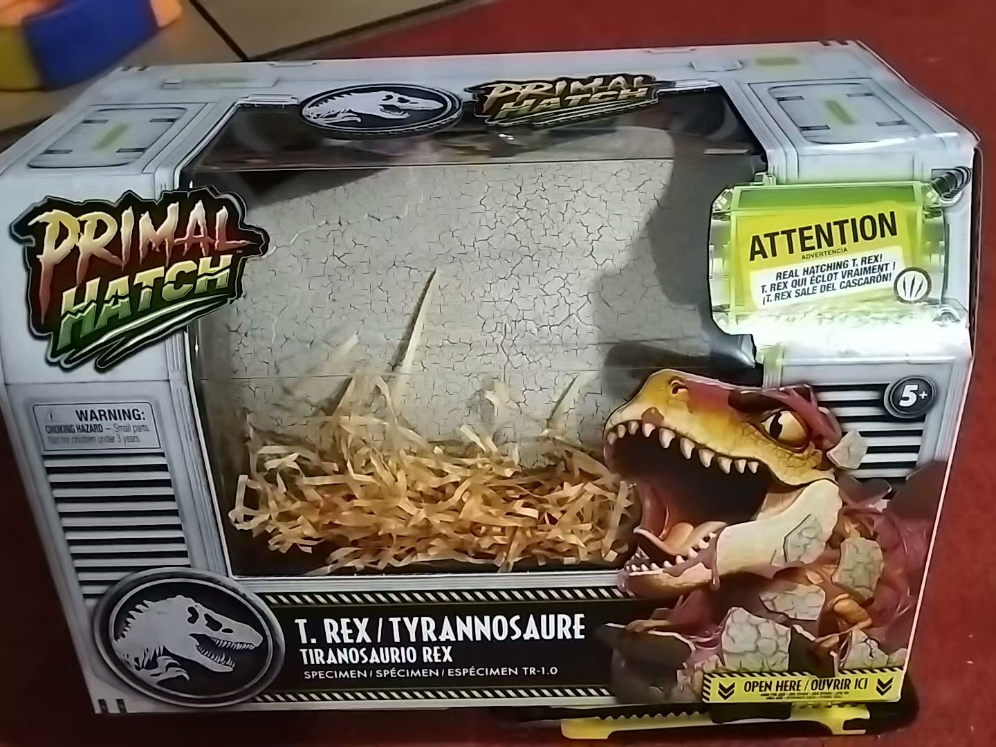 Jurassic World Interactive Toy Dinosaur & Egg, Hatch & Train Your own ...