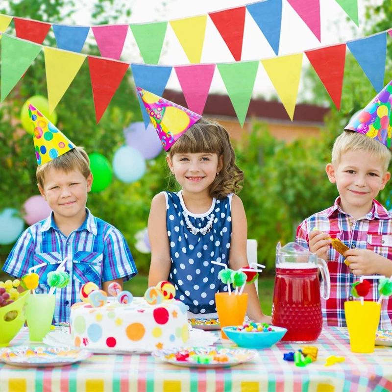 80 Meters Colorful Party Decoration Fiesta Flag Banderitas With 150 Pcs ...