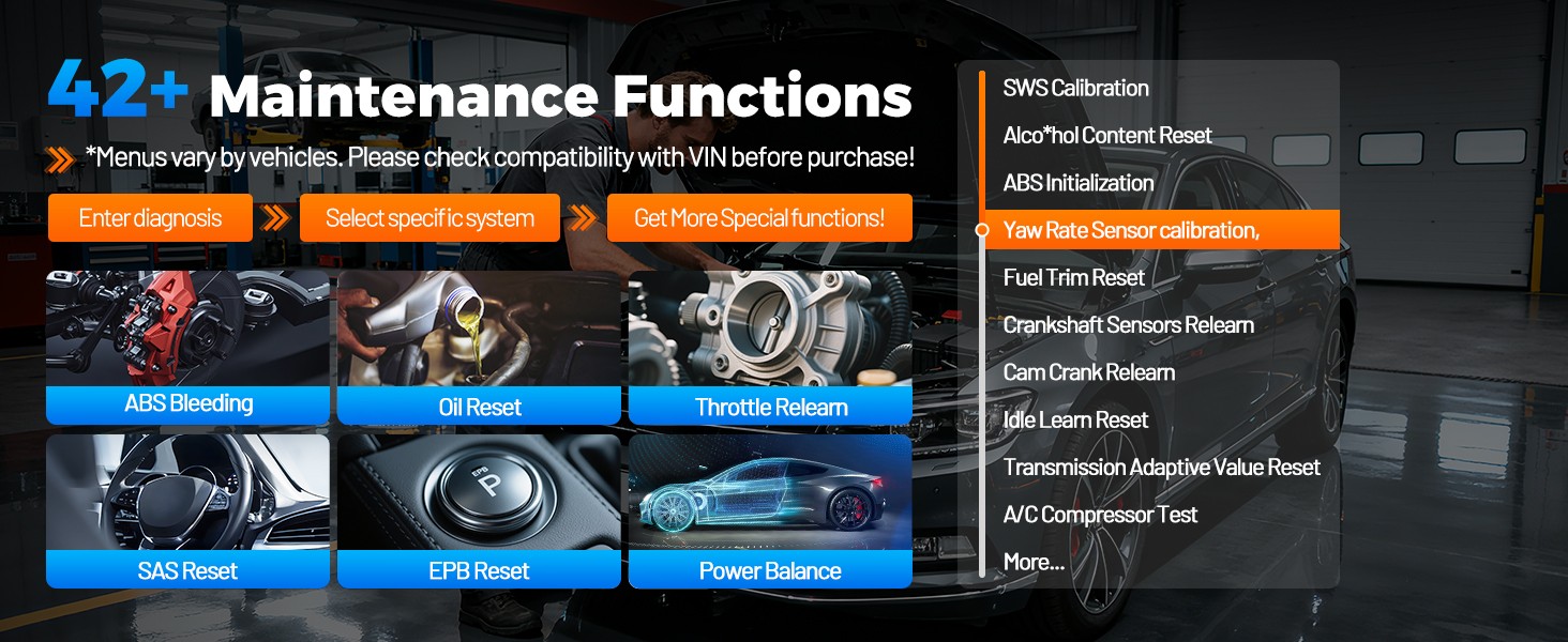 XTOOL D8S D8W Bidirectional obd2 scanner for Car Full system 42+Reset ...